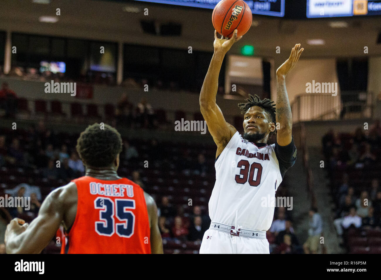 Columbia, SC, USA. 9th Nov, 2018. South Carolina Gamecocks forward ...
