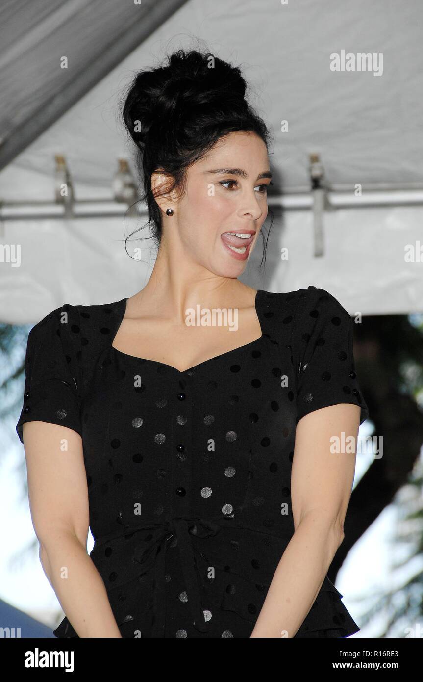 Los Angeles, CA, USA. 9th Nov, 2018. Sarah Silverman at the induction ...
