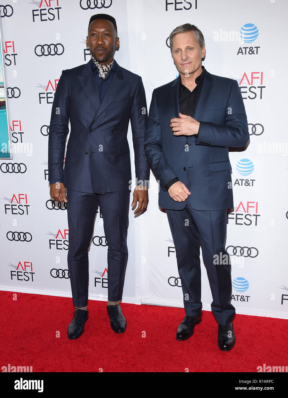 Hollywood, California, USA. 9th Nov, 2018. Mahershala Ali and Viggo ...