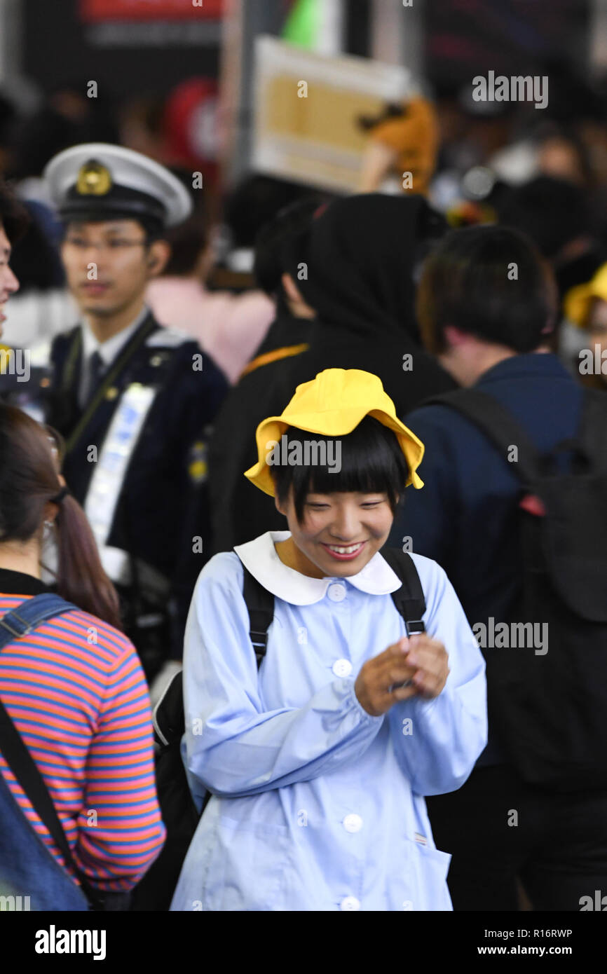 Shibuya, Tokyo, Japan. 31st Oct, 2018. Halloween goers dress up on ...