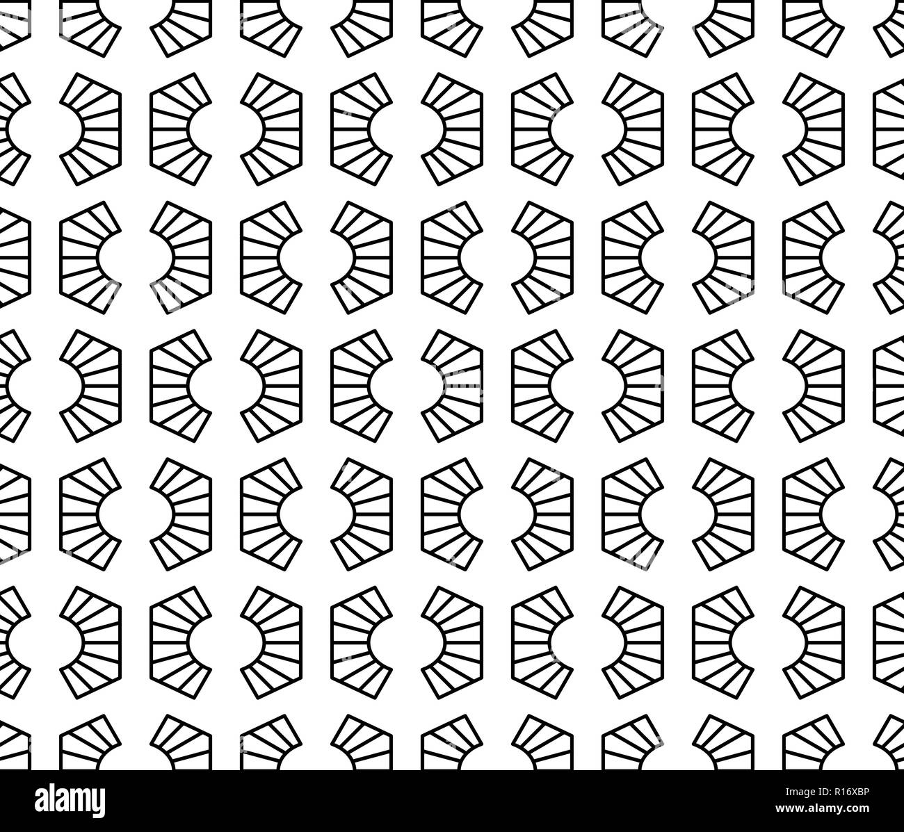 Vector seamless geometric pattern. Classic Chinese ancient ornament ...