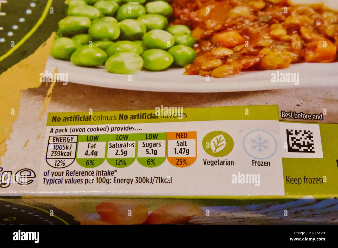 Vegetarian food label hi-res stock photography and images - Alamy