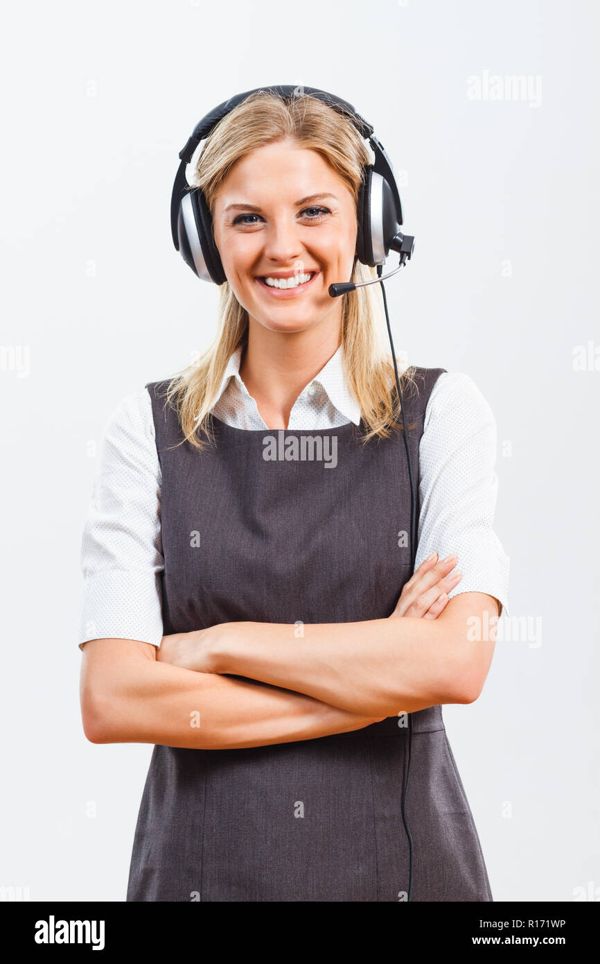 Customer service representative Stock Photo - Alamy