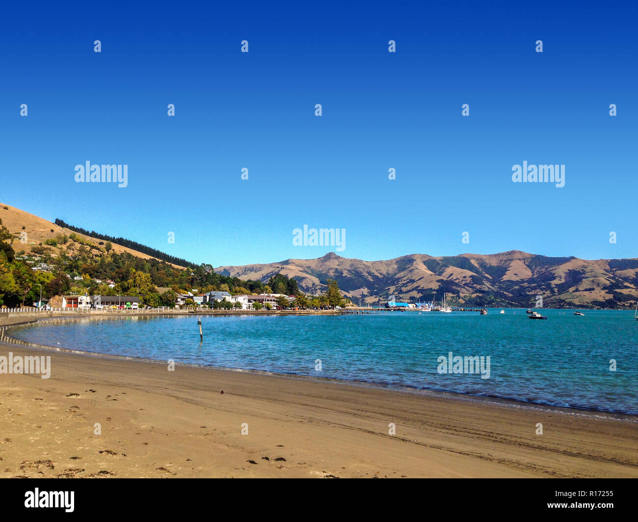 Akaroa town hi-res stock photography and images - Alamy