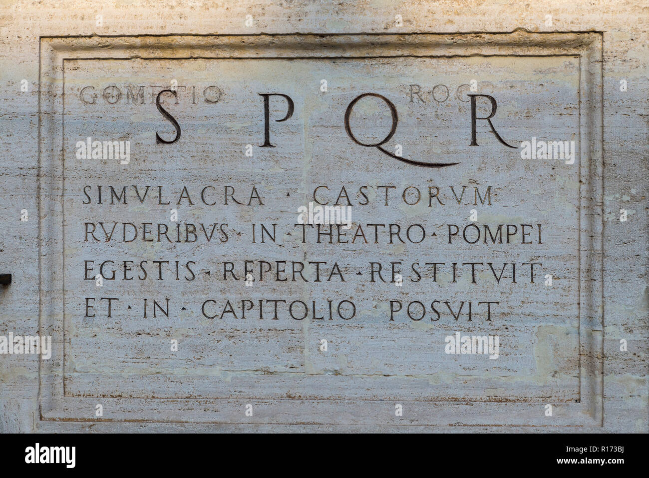 Senatus Populusque Romanus High Resolution Stock Photography and Images ...