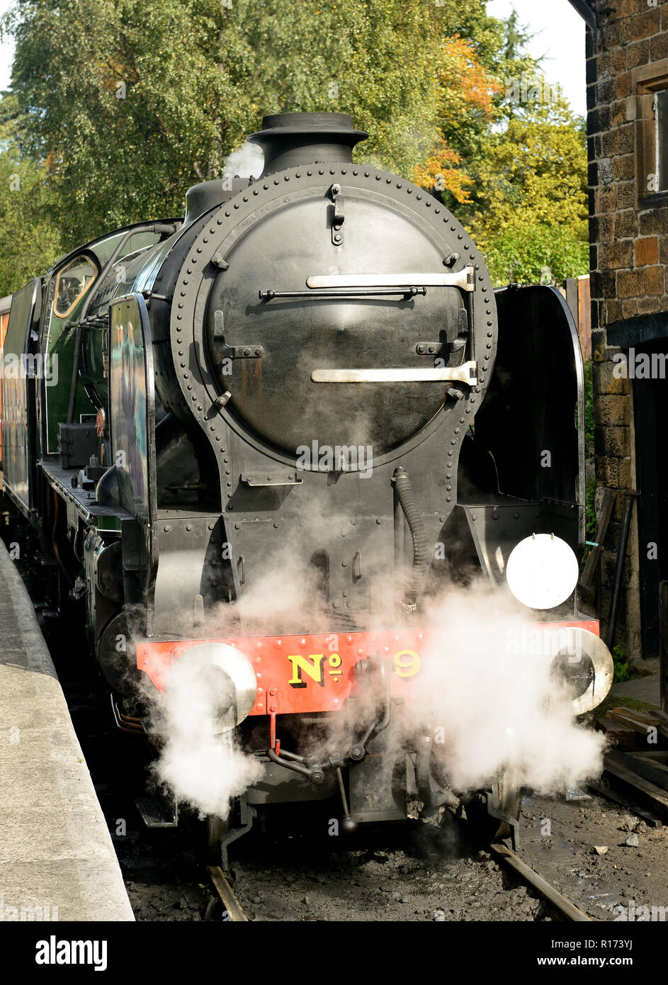 Steam locomotive schools class no 926 repton hi-res stock photography ...