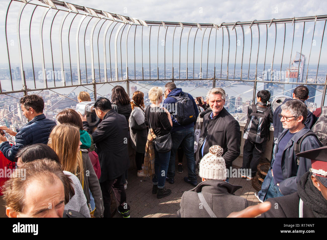 86th Floor observatory, Empire State Building, Manhattan, New York City ...