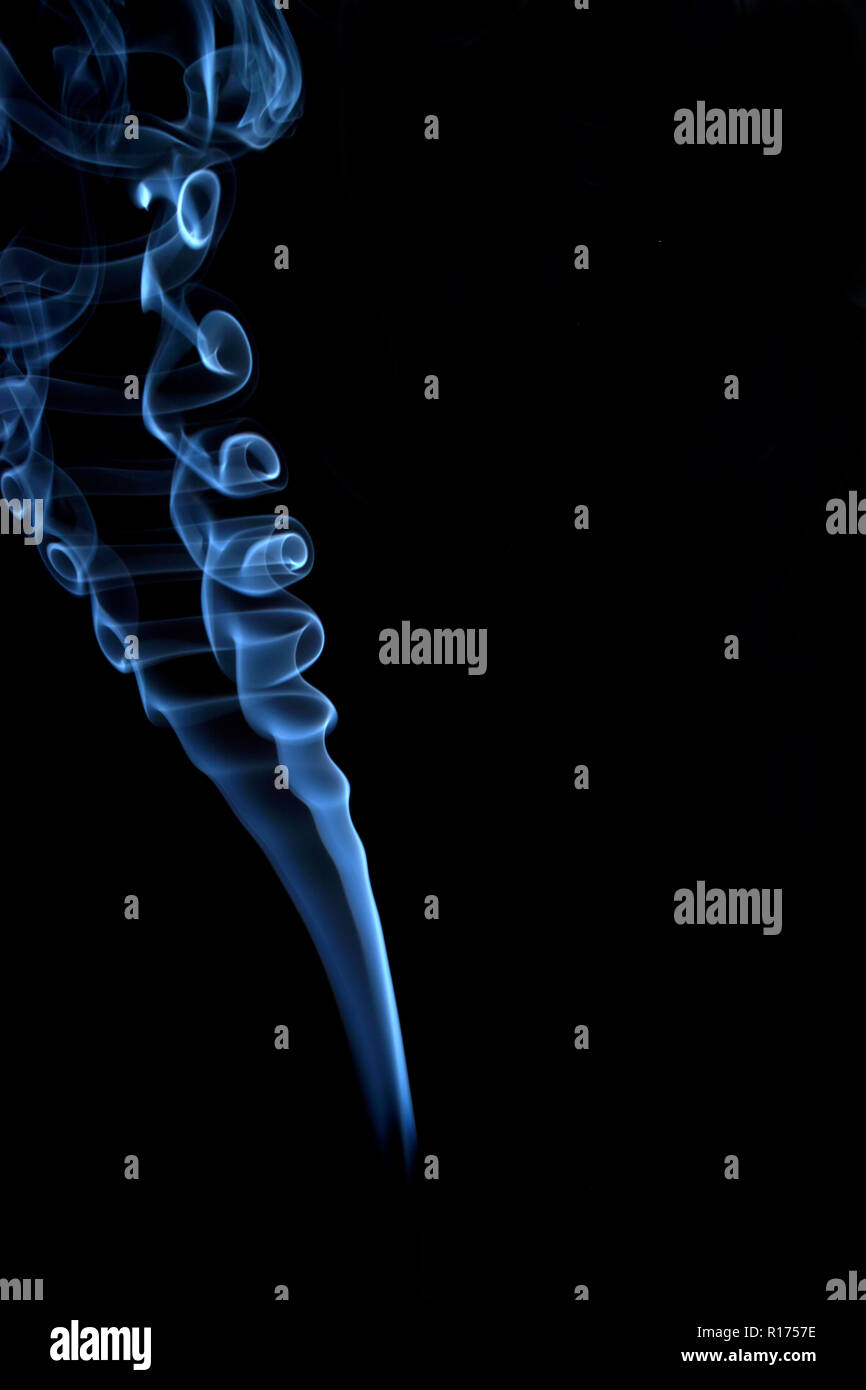 Clouds of smoke, movement of smoke, abstract clouds of smoke isolated ...