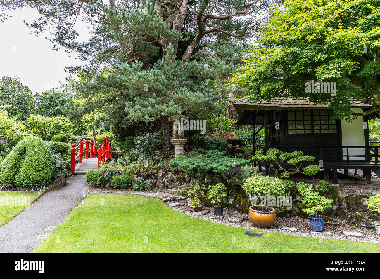 Ireland Kildare National Stud - Japanese Gardens Stock Photo - Alamy