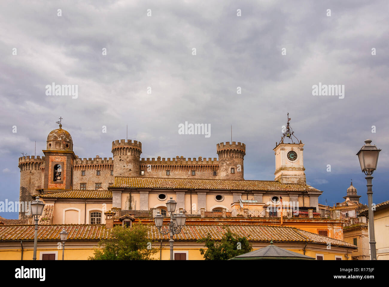 Medieval church town center hi-res stock photography and images - Alamy