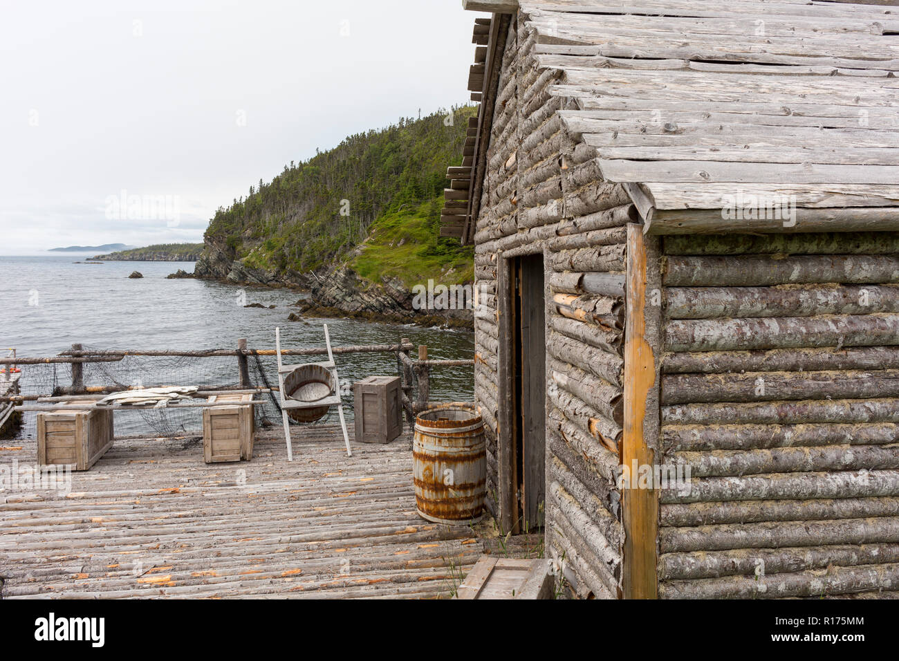 CAPE RANDOM, NEWFOUNDLAND, CANADA - Random Passage movie set, replica ...