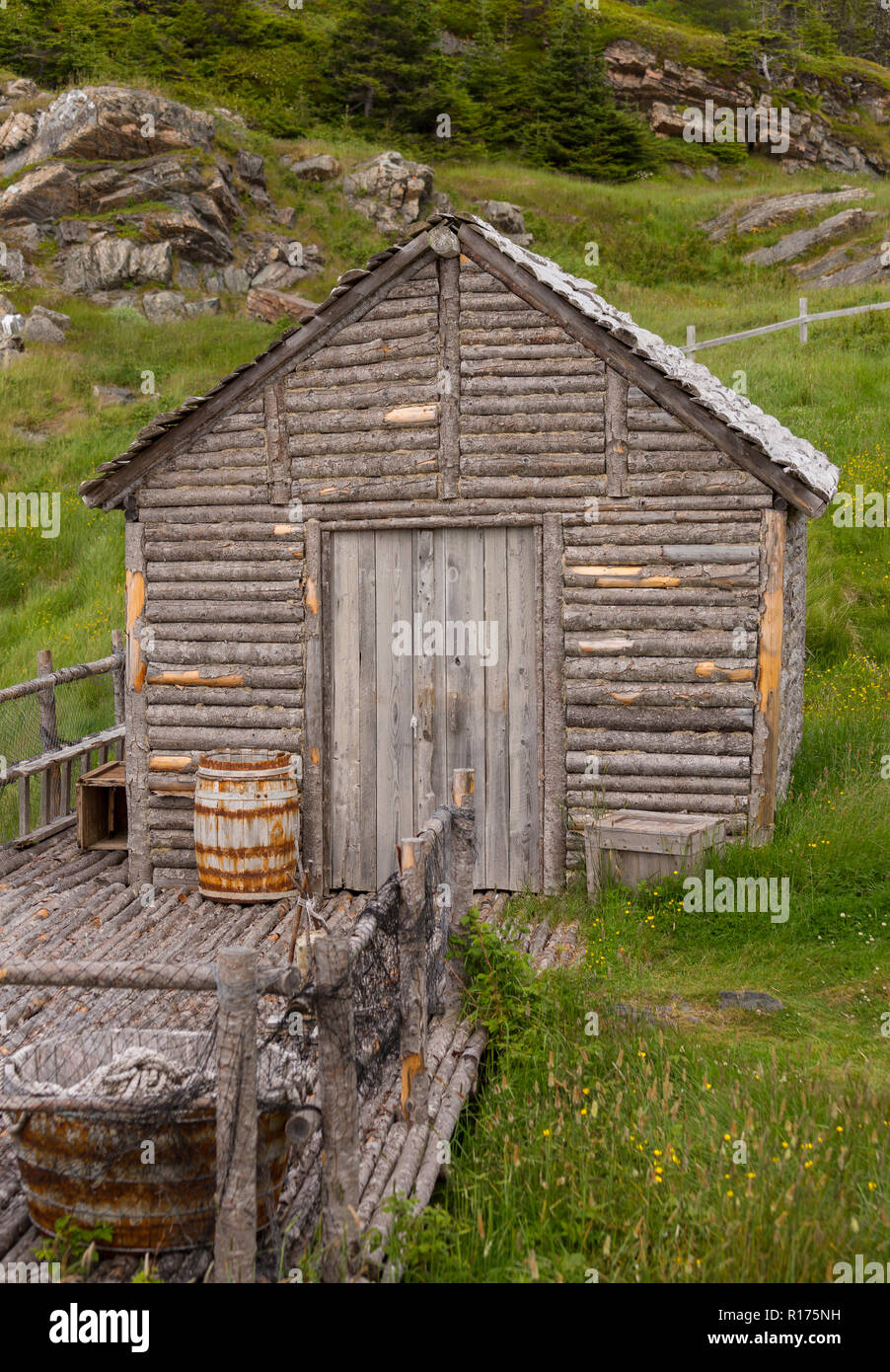 CAPE RANDOM, NEWFOUNDLAND, CANADA - Random Passage movie set, replica ...