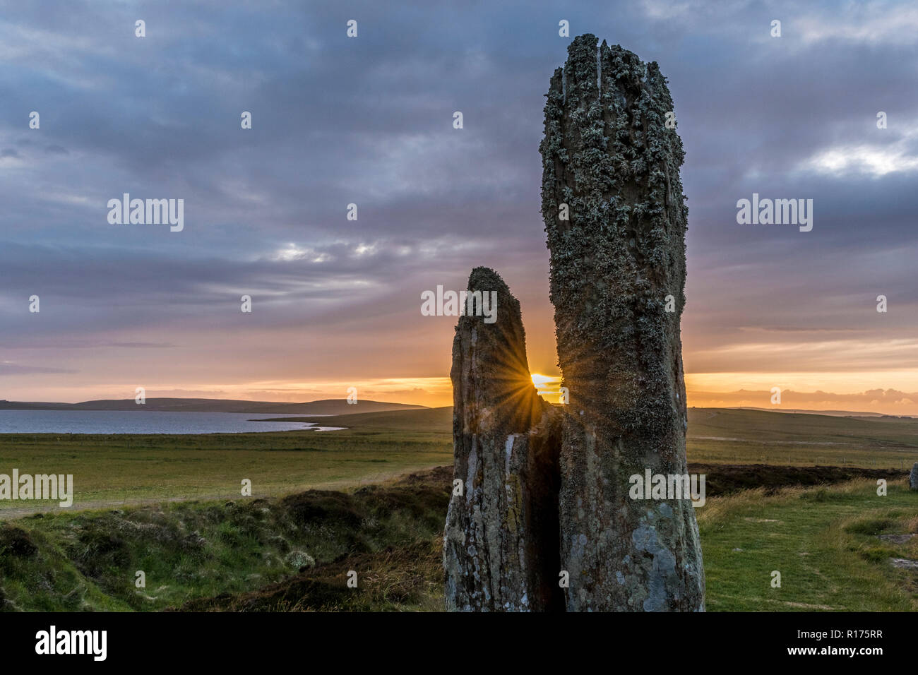 Orkney standing stones hi-res stock photography and images - Alamy