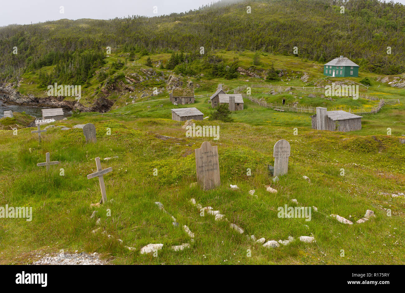 CAPE RANDOM, NEWFOUNDLAND, CANADA - Cemetery at Random Passage movie ...