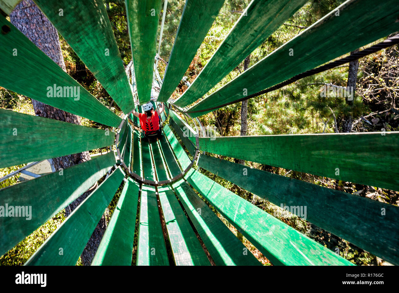 Wooden tunnel hi-res stock photography and images - Alamy