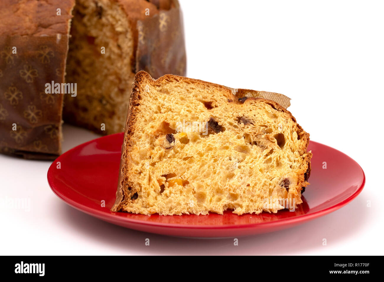 A Loaf of Panettone a Christmas Sweet Bread Stock Photo - Alamy