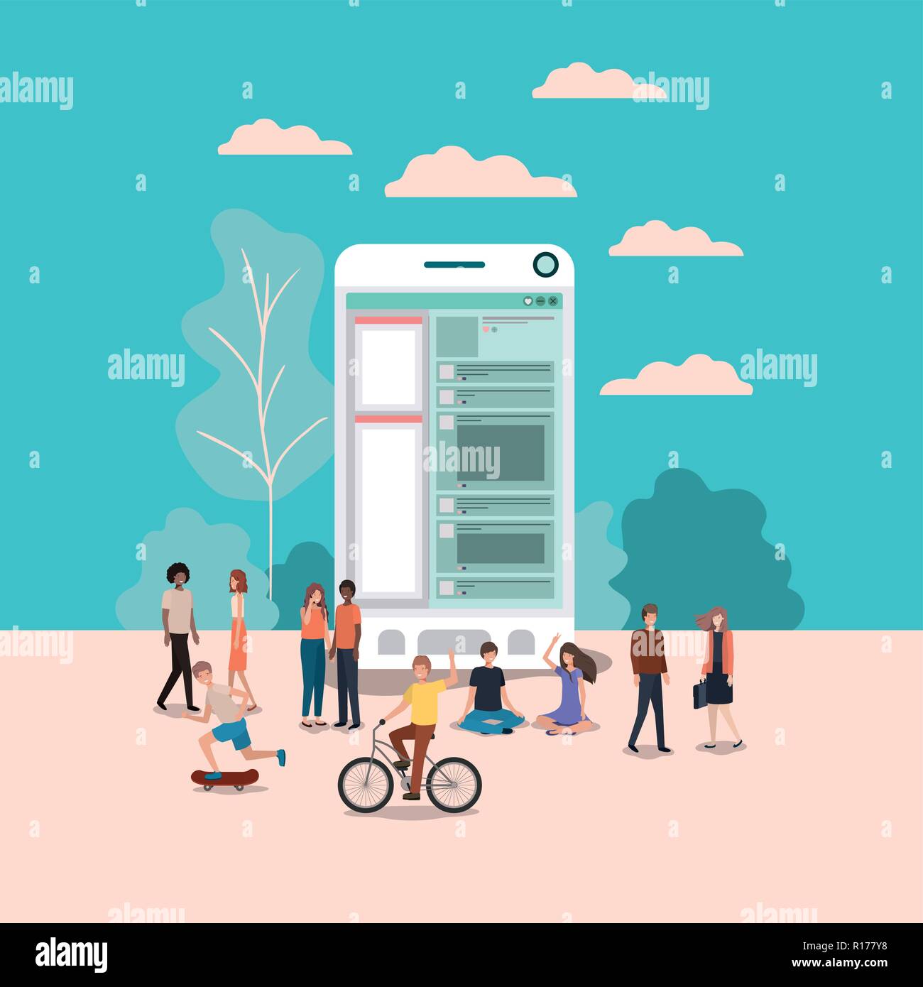 Persons working in design Stock Vector Images - Alamy