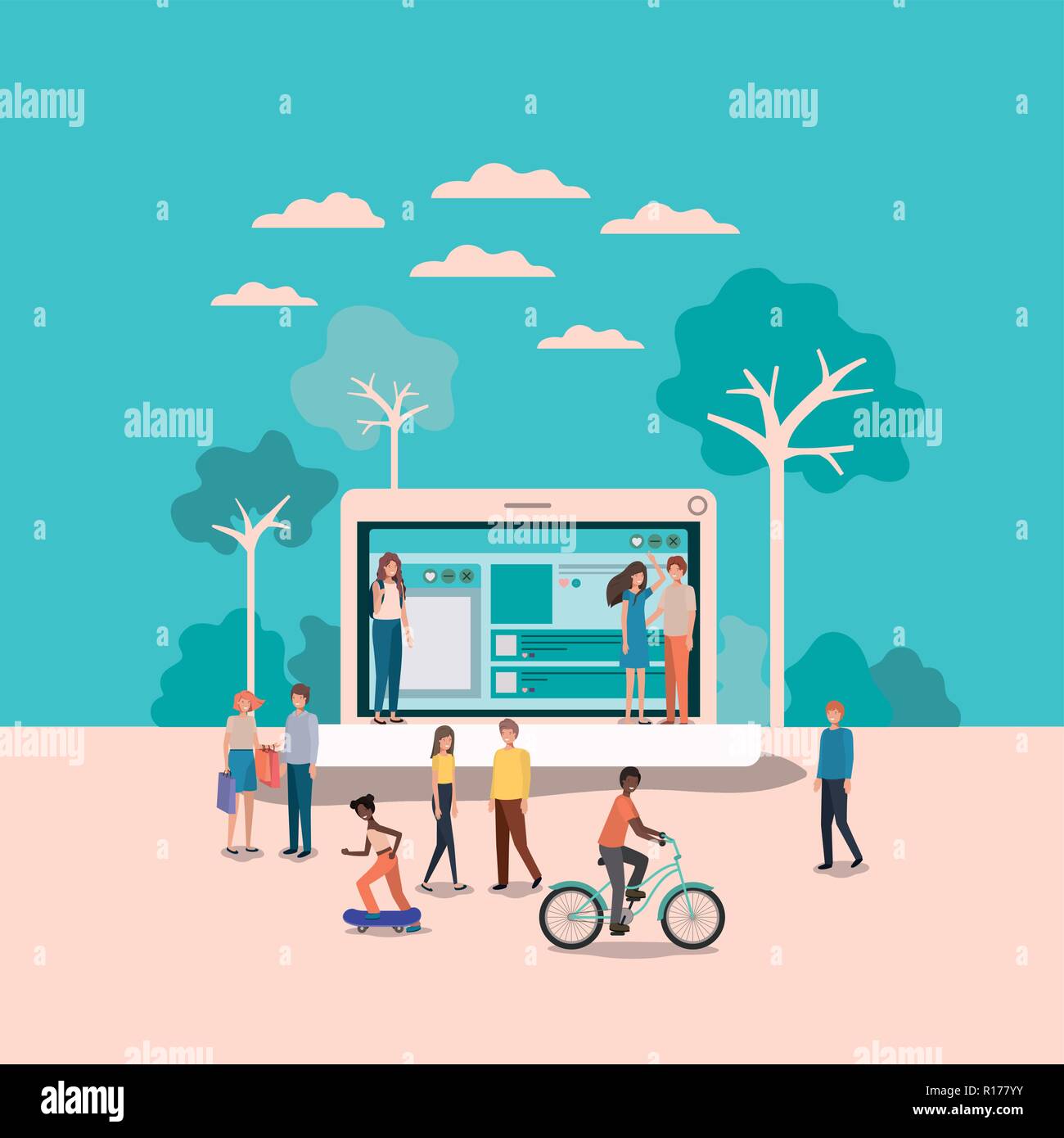 Business people workers avatars hi-res stock photography and images - Alamy