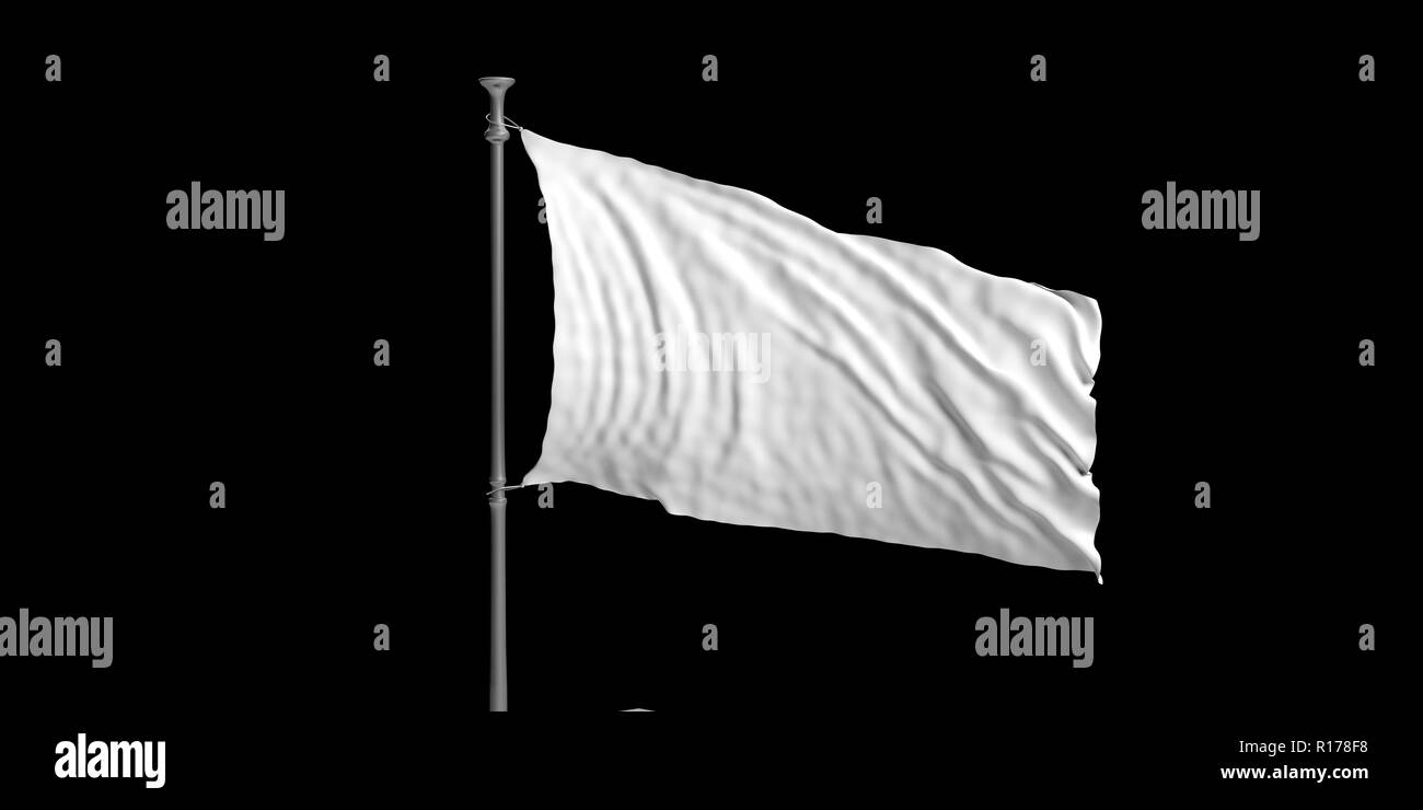 Flagpole windy wind symbol Black and White Stock Photos & Images - Alamy