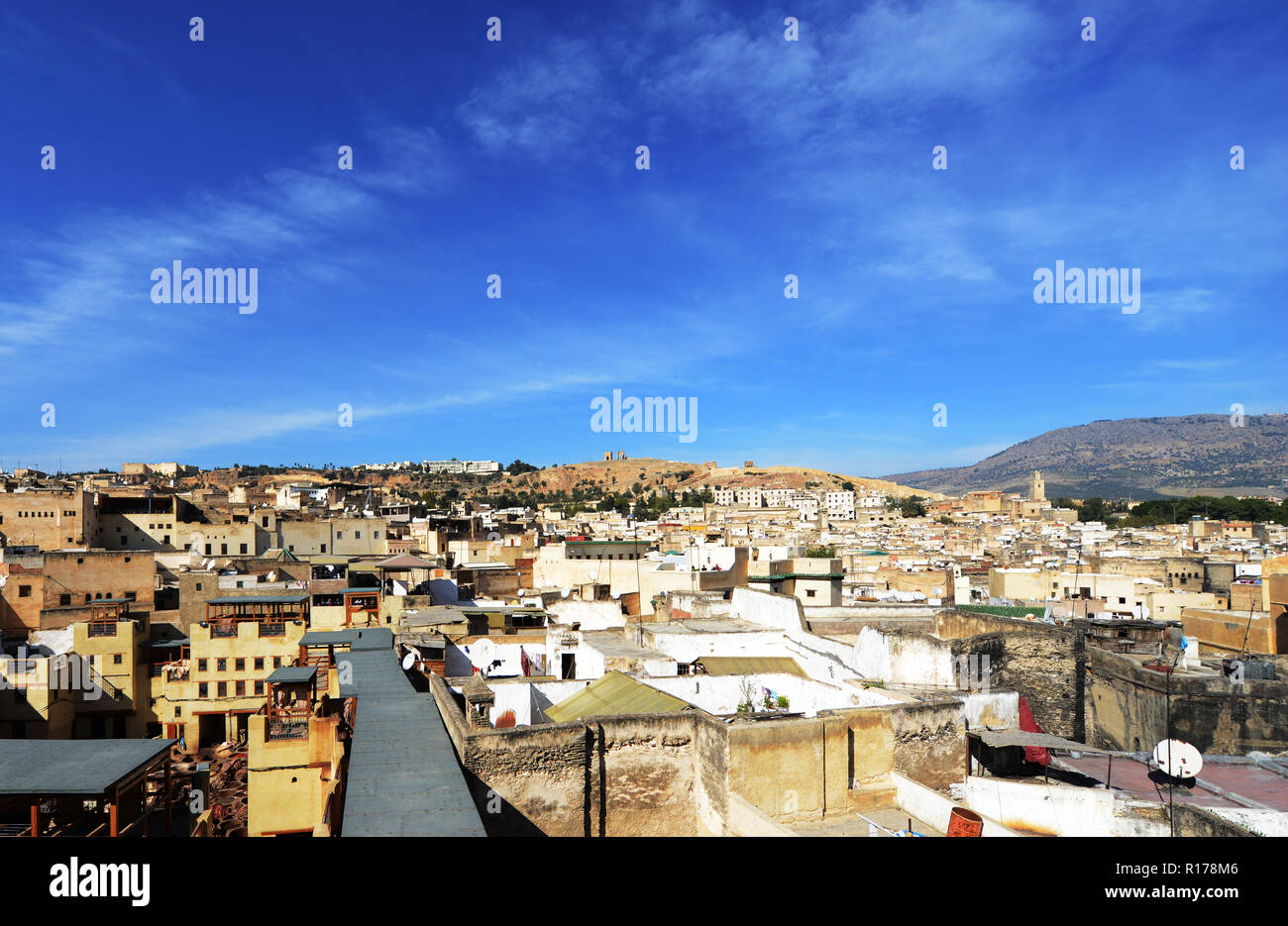 Fes cityscape hi-res stock photography and images - Alamy