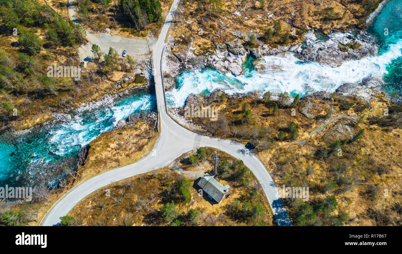 Norway small stone bridge hi-res stock photography and images - Alamy