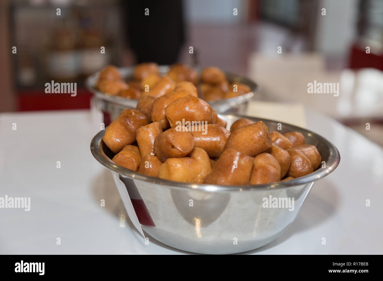 Baba: Typical Neapolitan Pastries filled with Liqueur Stock Photo - Alamy