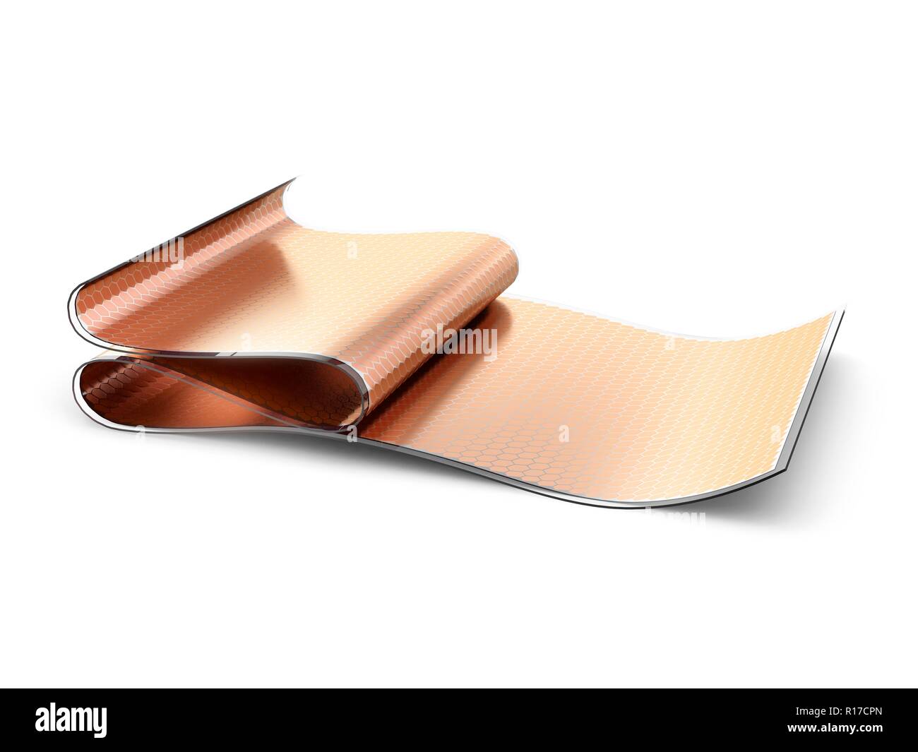 Flexible organic solar cells Cut Out Stock Images & Pictures - Alamy