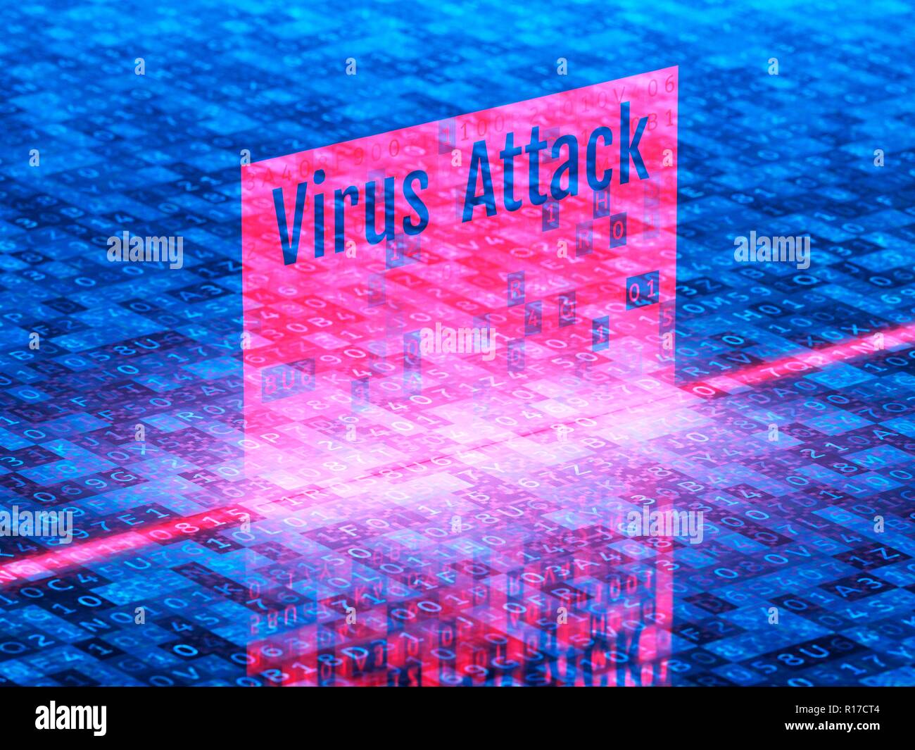 Virus attack hi-res stock photography and images - Alamy