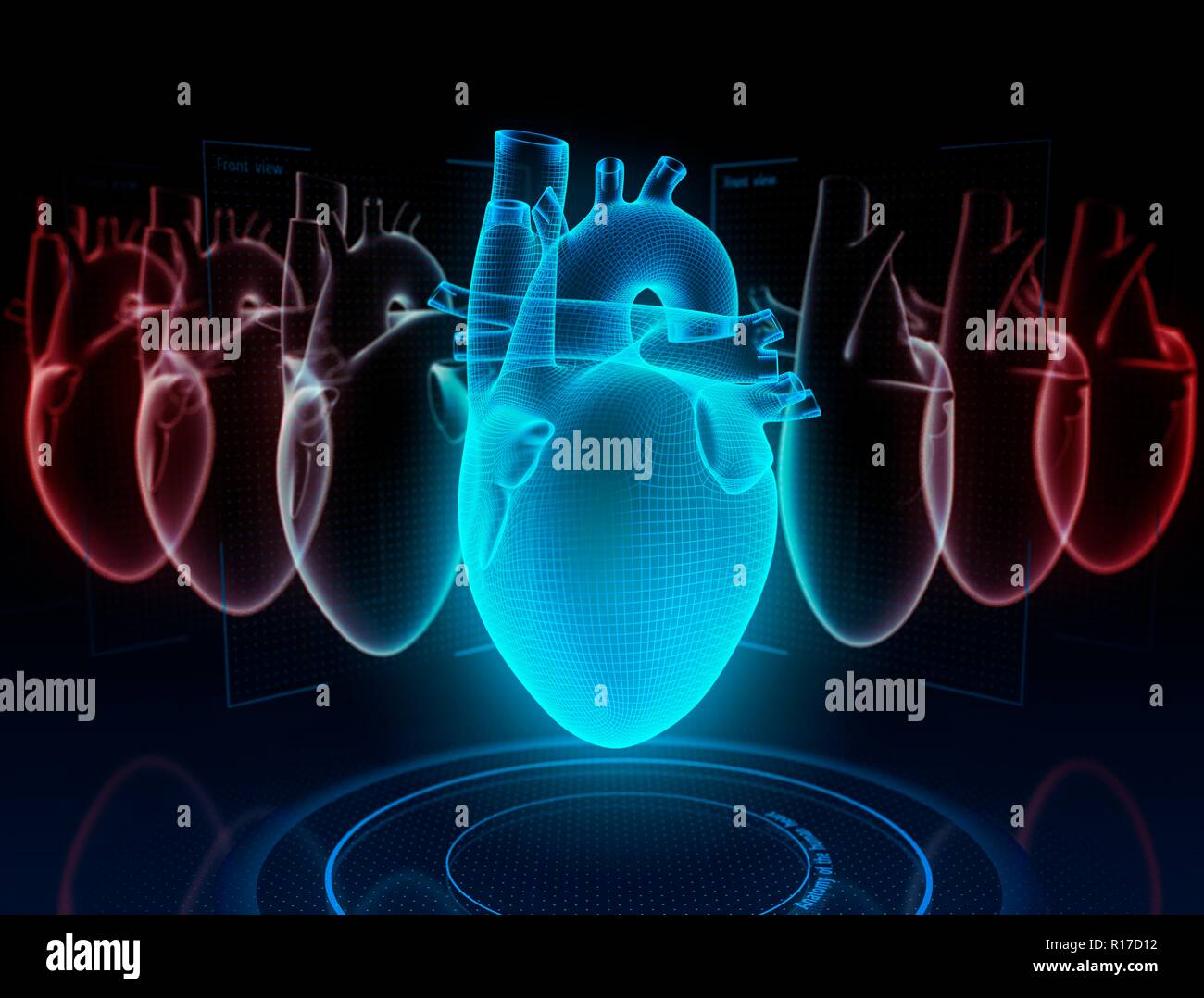 Virtual heart model hi-res stock photography and images - Alamy