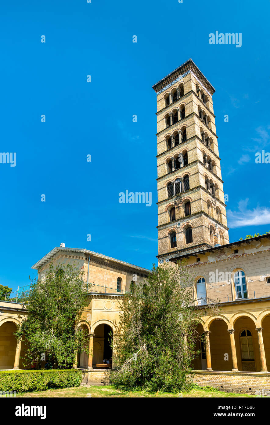 Friedenskirche, the Church of Peace at Sanssouci Park of Potsdam ...