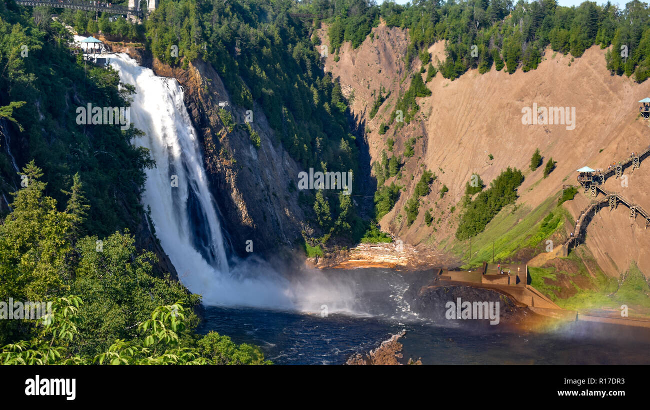Montmorency Falls Quebec Stock Photos & Montmorency Falls Quebec Stock ...