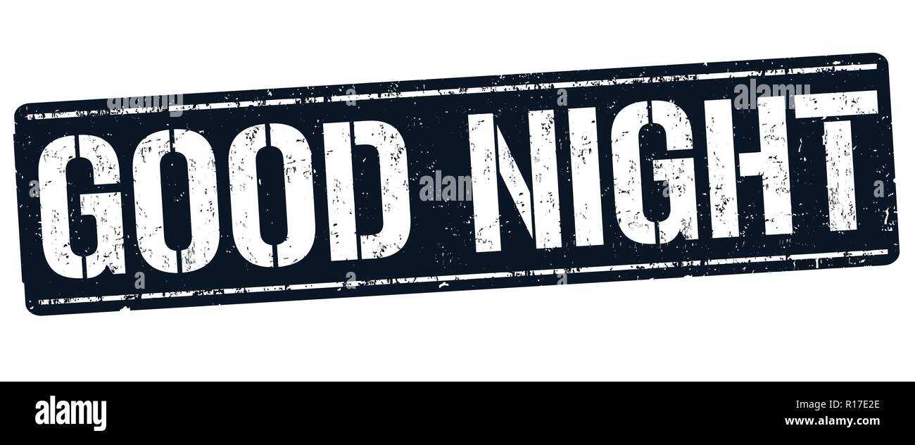 Good night vector vectors hi-res stock photography and images - Alamy
