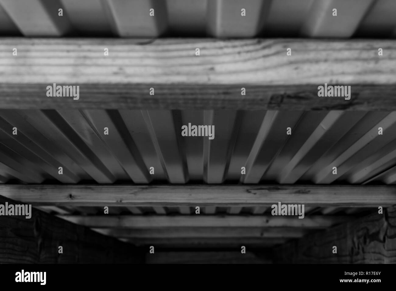 Fluted metal texture hi-res stock photography and images - Alamy