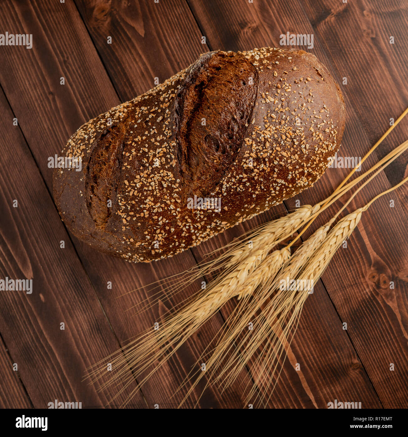 Overhead shot bread on hi-res stock photography and images - Alamy