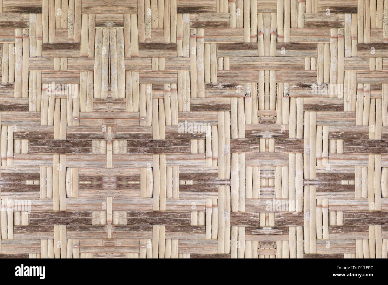bamboo old weave wall texture beautiful pattern background Stock Photo ...
