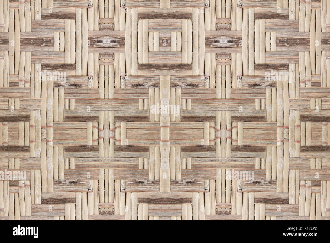 bamboo old weave wall texture beautiful pattern background Stock Photo ...