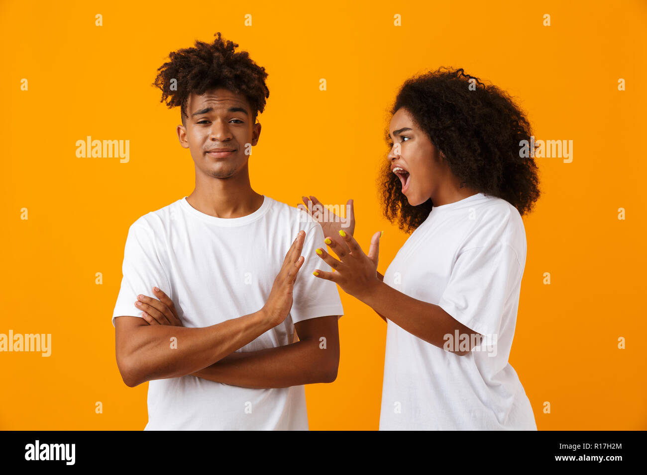 Togetherness screaming shouting hi-res stock photography and images - Alamy