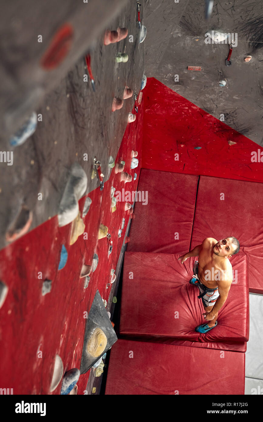Rock climbing training centre hi-res stock photography and images - Alamy
