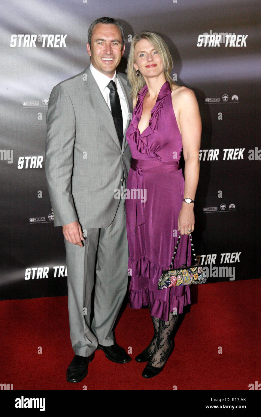 Mark Beretta and partner The world premiere of J.J. Abrams 'Star Trek ...