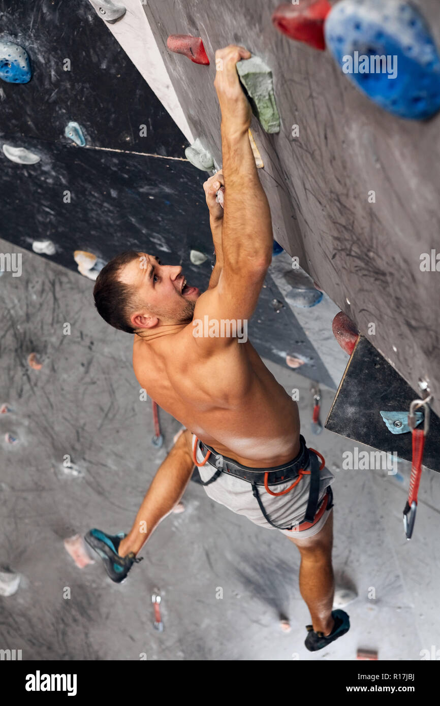 Professional Male Rock Climber High Resolution Stock Photography and ...