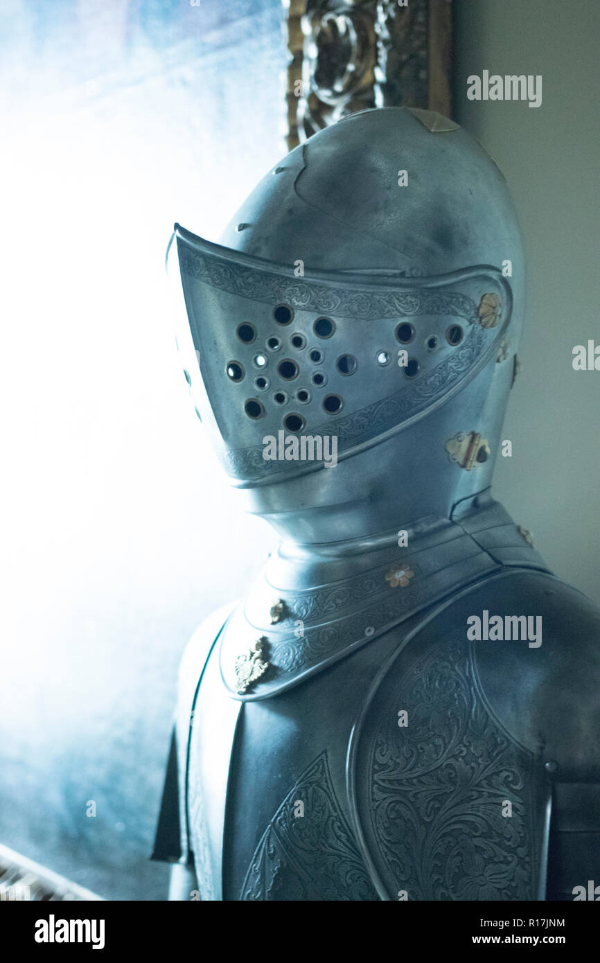 Medieval Plate Armor Helmet