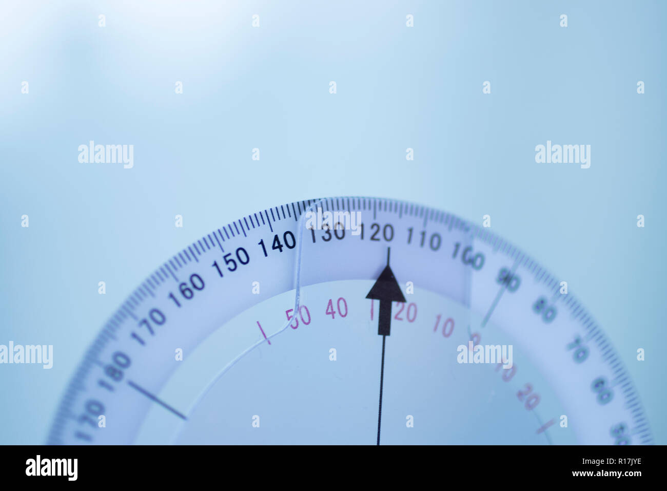Goniometer movement medical instrument used for measuring mobility of ...