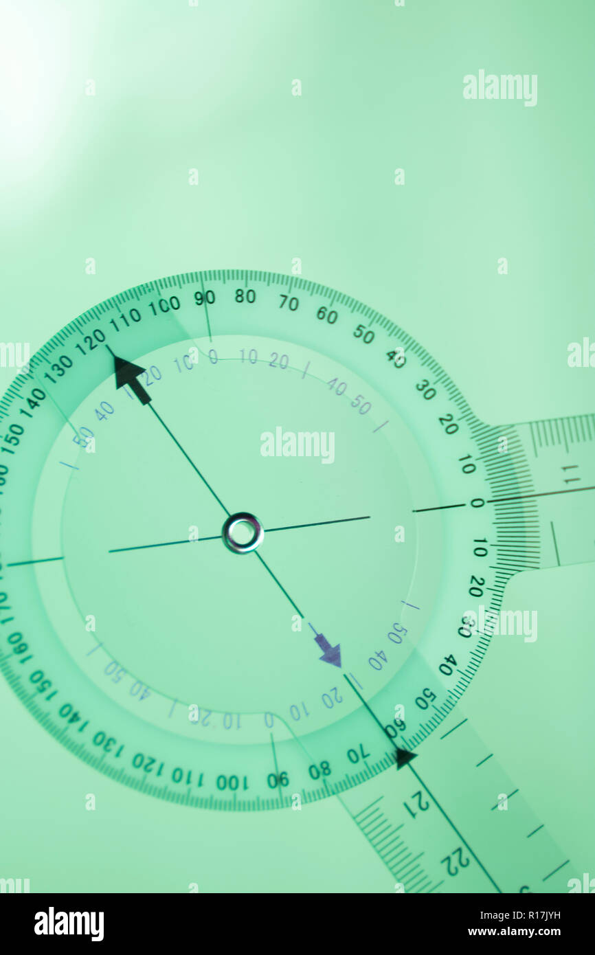 Goniometer movement medical instrument used for measuring mobility of ...