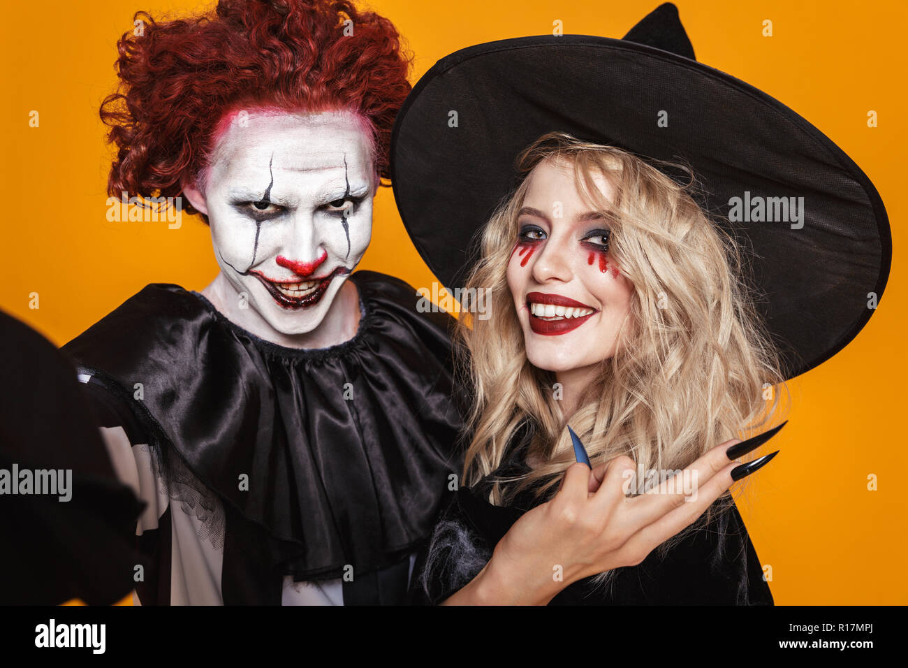 Evil clown female woman hi-res stock photography and images - Alamy