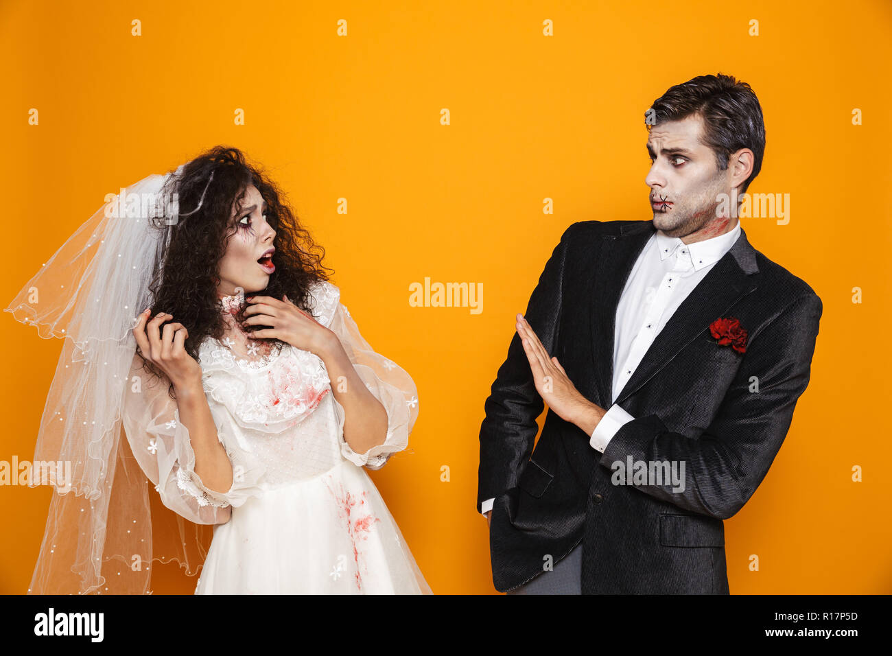 Scary Bride And Groom