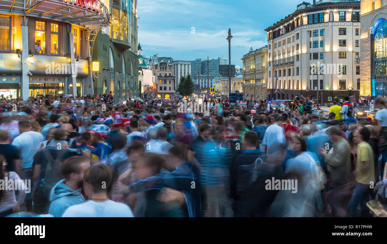 Russian football fans hi-res stock photography and images - Alamy