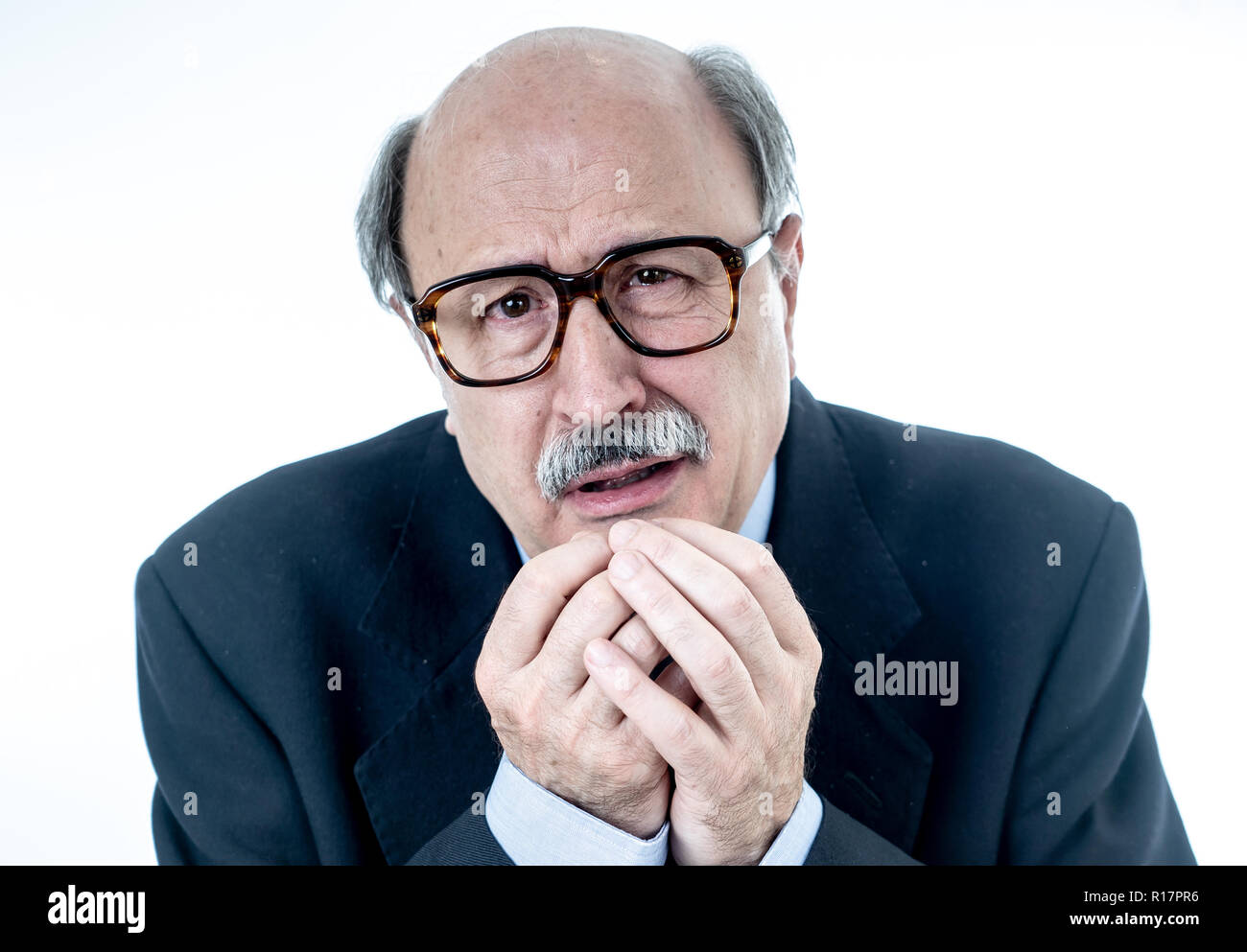 Worried retirement age people hi-res stock photography and images - Alamy