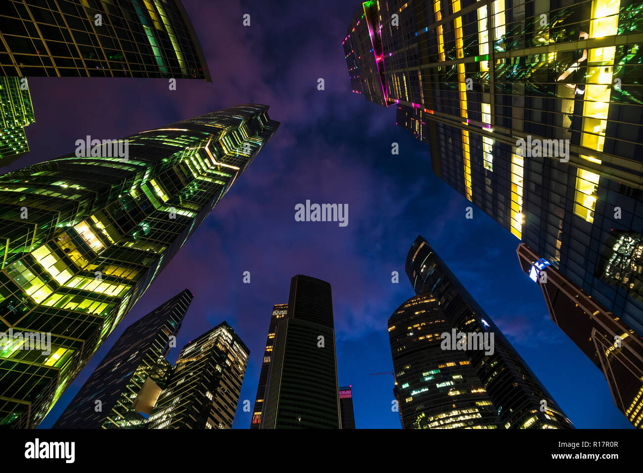 View skyscrapers from bottom hi-res stock photography and images - Alamy
