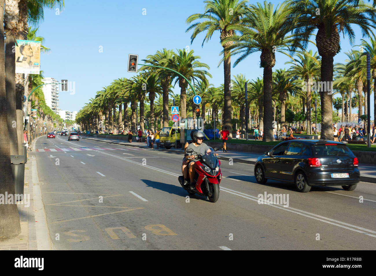 Costa salou beach scene hi-res stock photography and images - Alamy