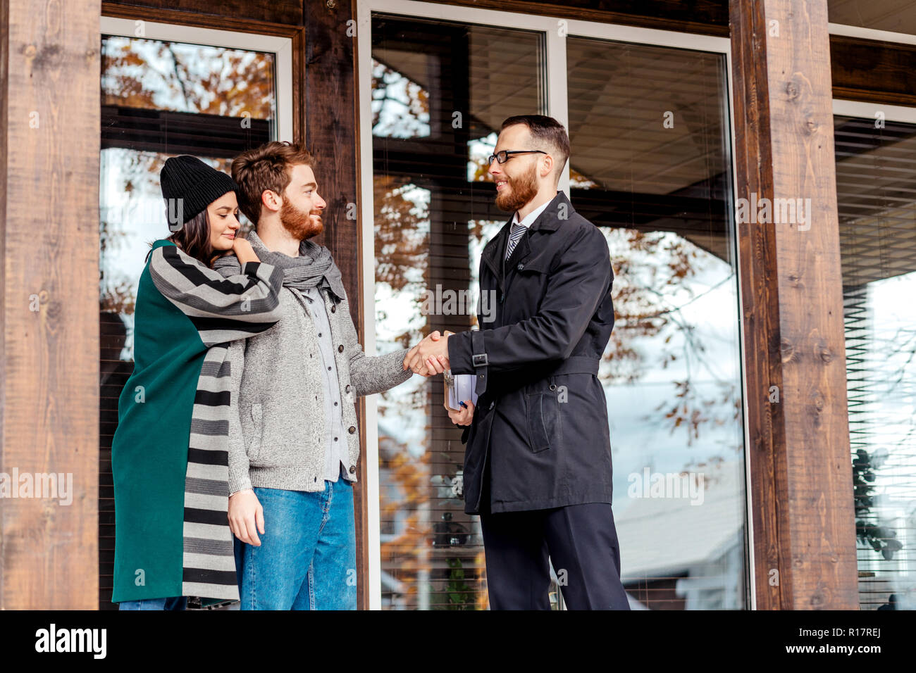 Real estate agent near beautiful hi-res stock photography and images ...